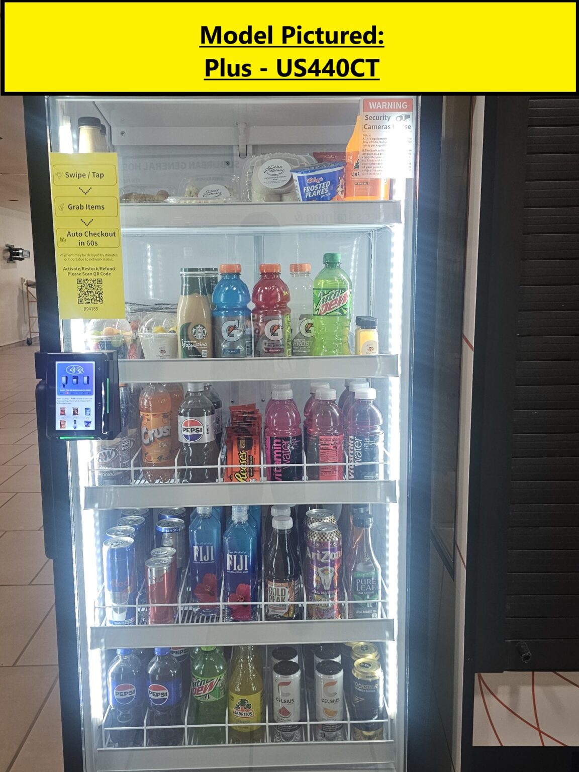 Plus Sized AI Smart Cooler Vending Machine – Vendit For Less